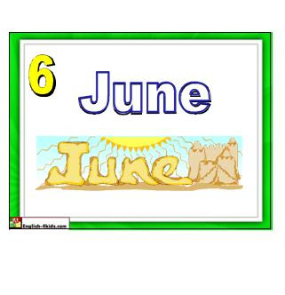 ENGLISH LESSONS - Children: Months of the Year - Exercise 2