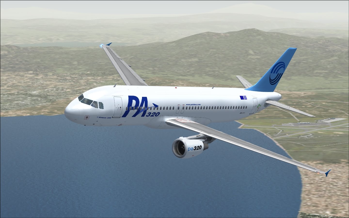 Flight Simulator Repainter: Project Airbus A320-200 CFM Fictionary livery