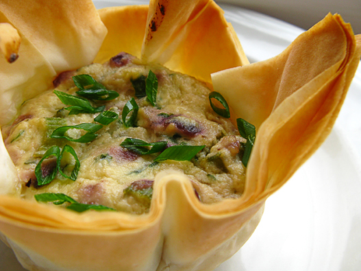 Linno-Yum: Ricotta And Spinach Filo/Phyllo Baskets