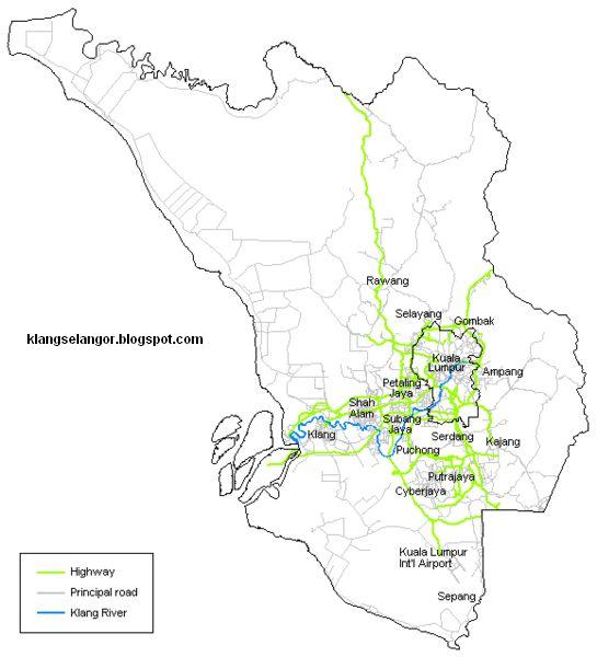 Peta Klang di dalam Selangor by shahrul hairy | Klang Selangor