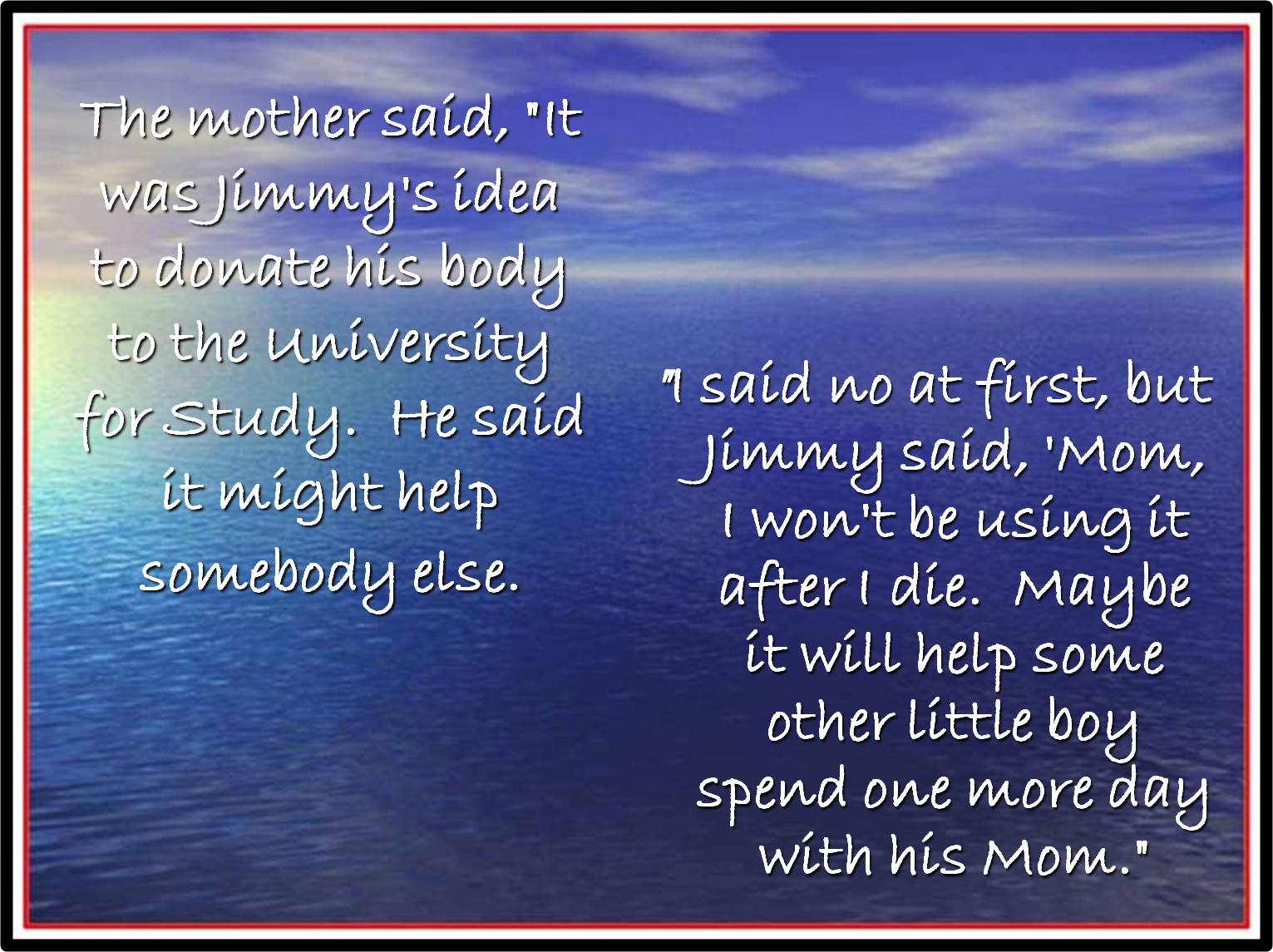 Let's Talk About It...: 49. A Beautiful Story