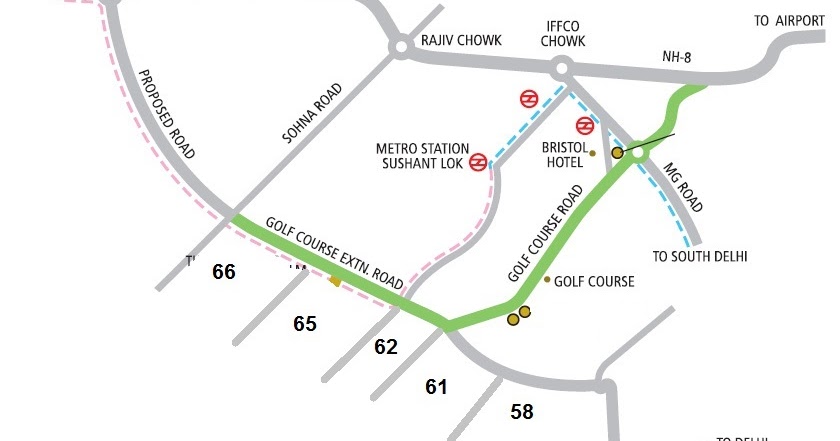 Gurgaon Real Estate Blog by Amit Sharma : Golf Course Extension Road ...