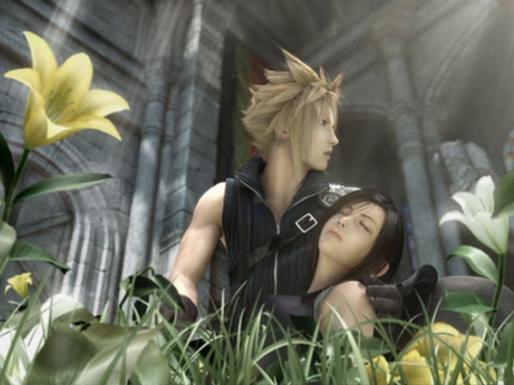 Cloud Strife and Tifa Lockhart Final Fantasy