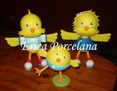 Erica Porcelana: Chickie Poo y Fluff
