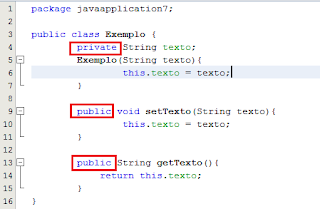 .java: Encapsulamento