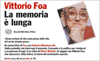 Biblioteca di Garlasco: Vittorio Foa, il Novecento di un uomo libero e ...