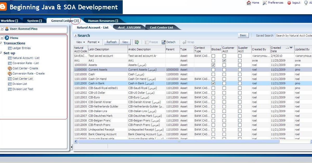 Beginning Java And Soa Development Adf Ui Shell Dynamic Tree Menu Based