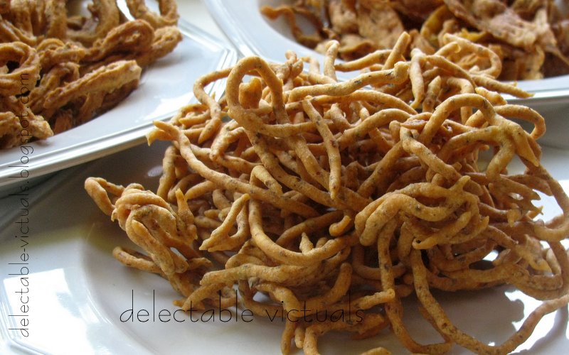 Delectable Victuals: Muthusaram, Karasev: Savory Indian Snacks