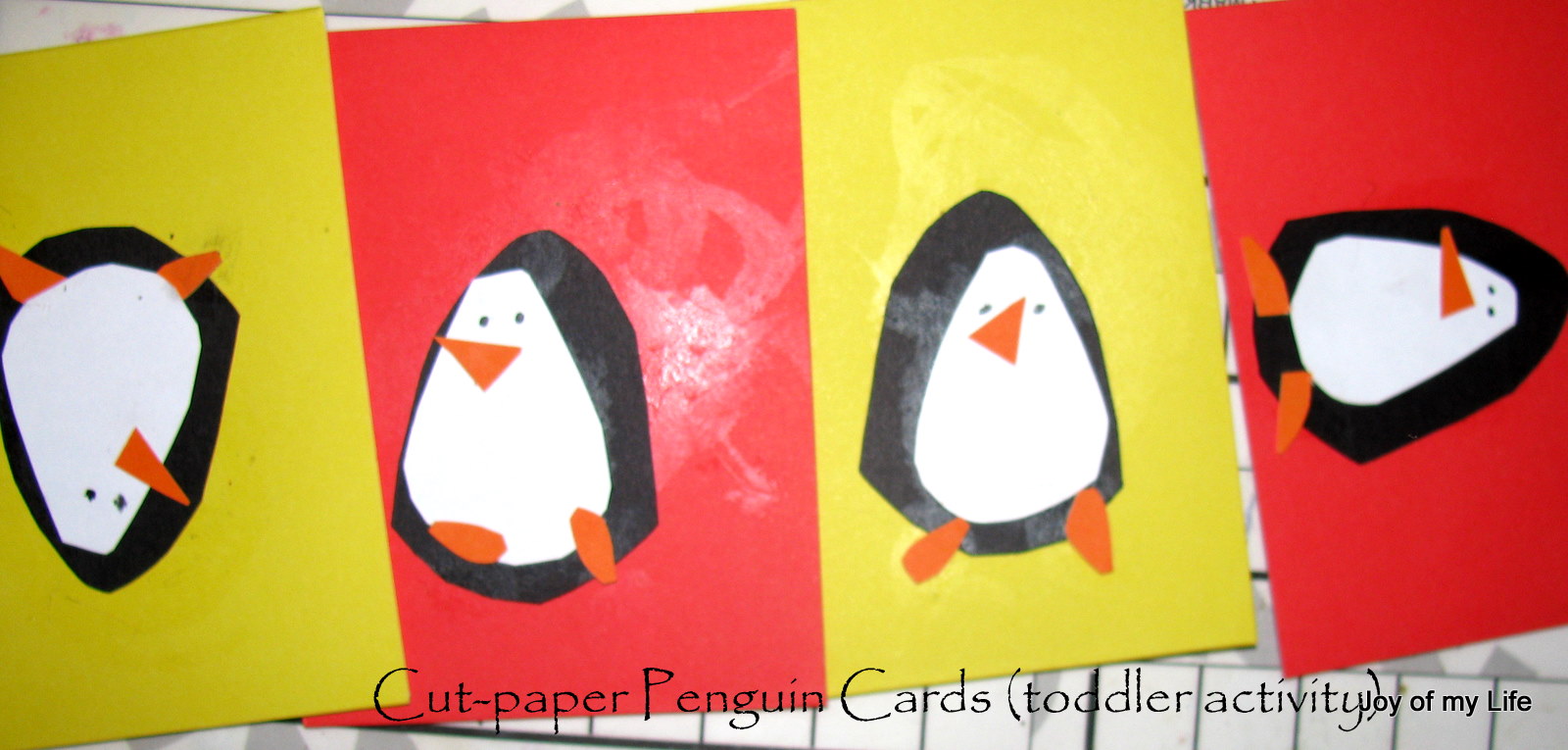 The Joy of My Life, and other things: Kids Craft: Easy Paper Penguins