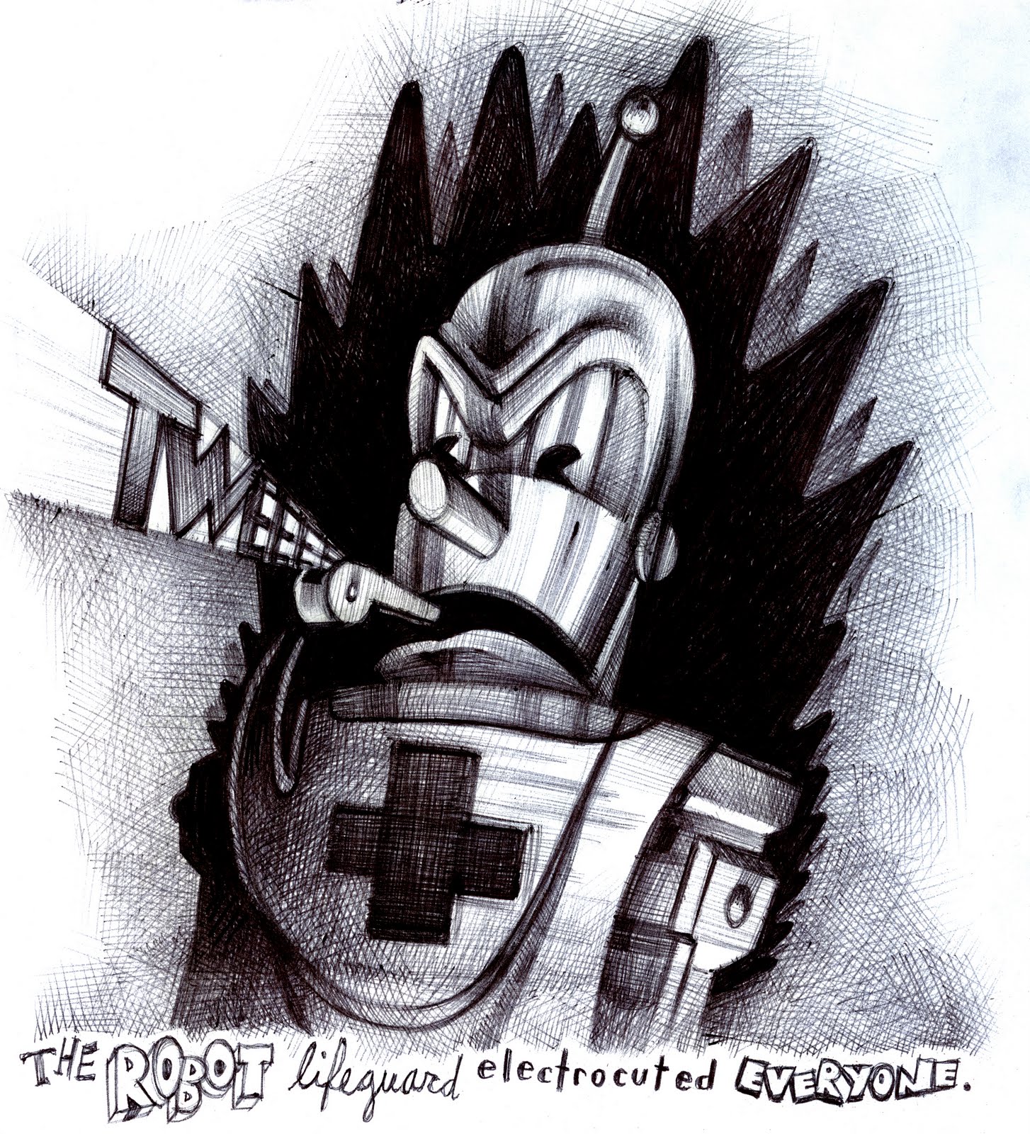 Peer Pressure Is Forever: The Robot LifeGuard Electrocuted Everyone.