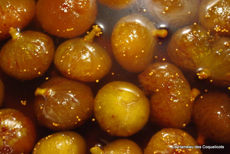 La cuisine du jardin: Recette des figues confites