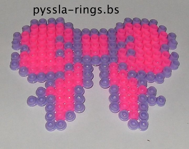 Pyssla-Rings: Pyssla : Bowtie