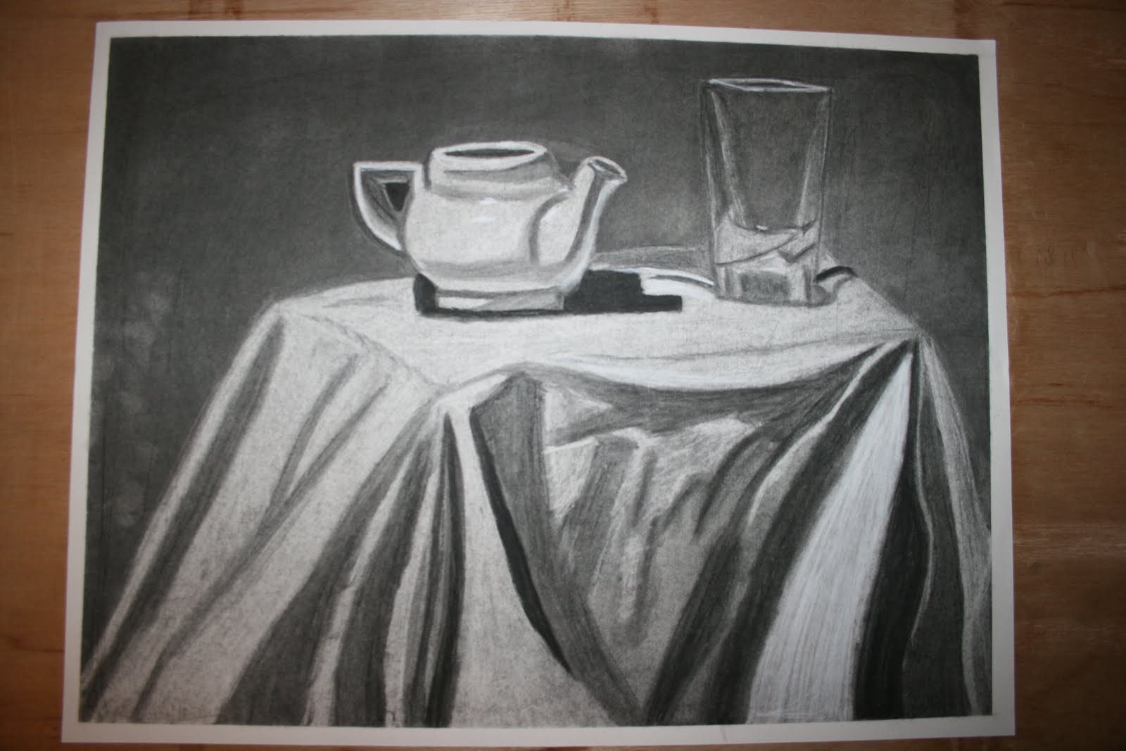 Lorita's Journey into Fine Arts: My very first class - Drawing 1 - Fall ...