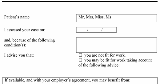 Zipperheads uk: The New Sick Note