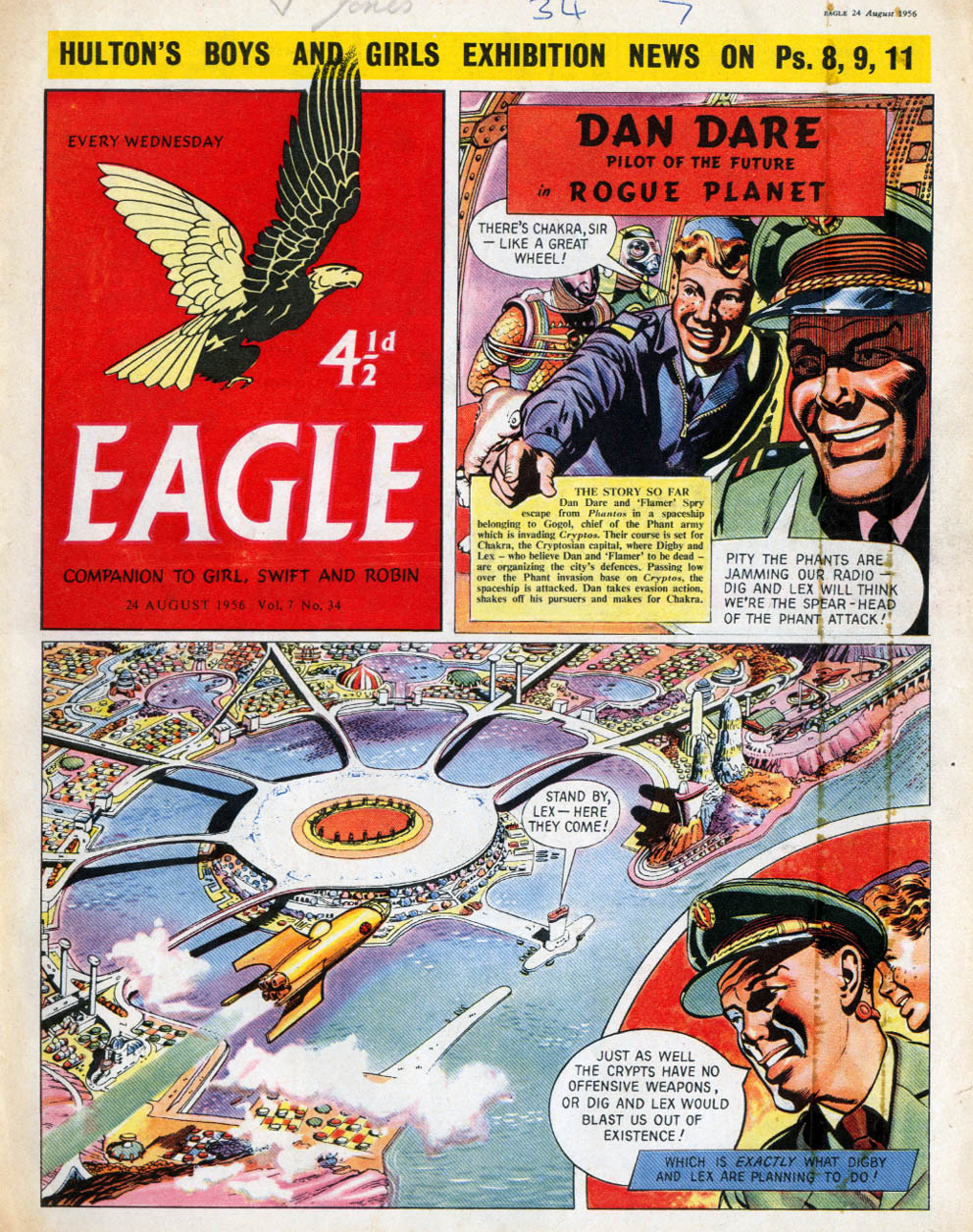 BLIMEY! The Blog of British Comics: Eagle's 60th Anniversary