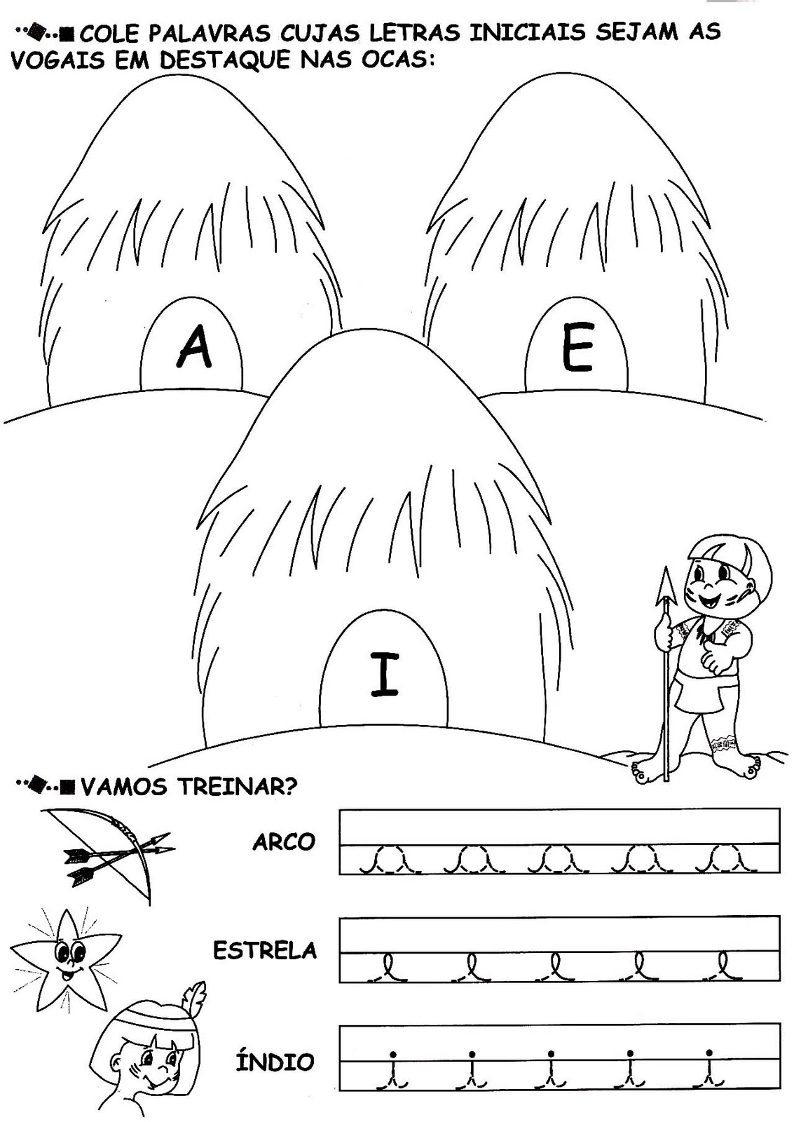 Atividades Educativas: Atividade alfabetização letra I