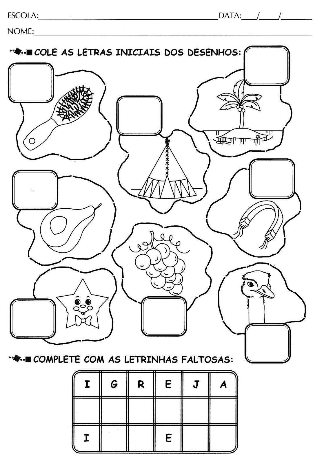 Professora Lúcia Martinelli: ALFABETO COM ATIVIDADES
