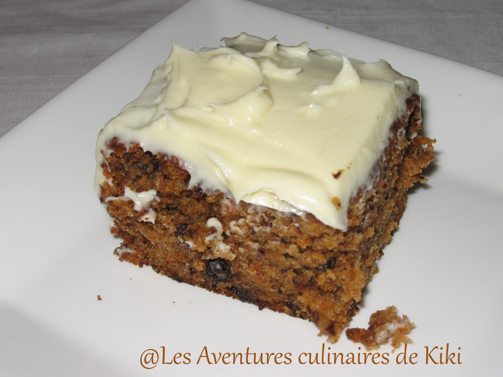 Faits avec amour /Les Aventures culinaires de Kiki: Gâteau aux carottes ...