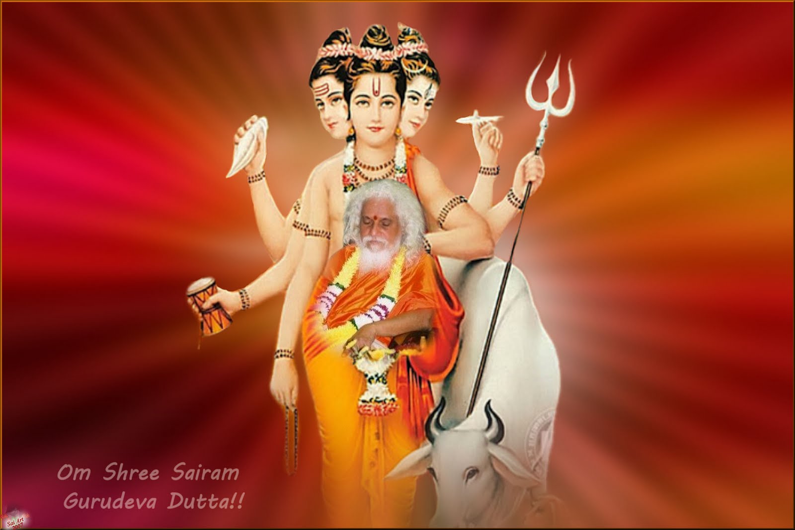 My humble Offering To My Beloved Guru.....: Om Shree Sairam Guru Deva Dutta