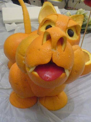 Unique and Amazing World Arts: Orange Peel Art