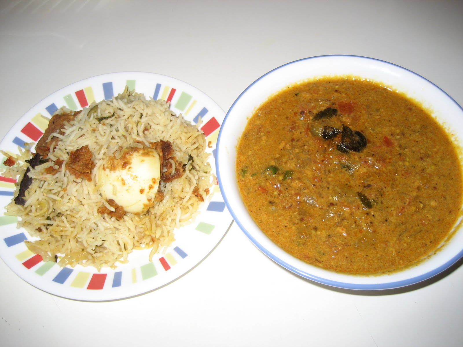 Sudhaskitchen: EGG BIRYANI WITH SIMPLE GRAVY