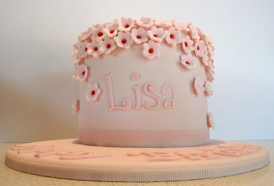 Vanilla Lily Cake Design: Birthday Cake for Lisa