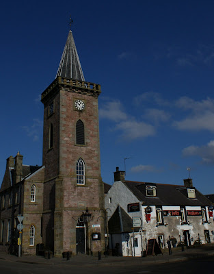 Tour Scotland: Tour Scotland Photograph Clock Steeple Milnathort Perthshire