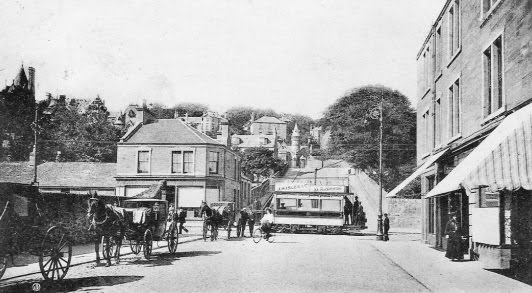 Tour Scotland: Old Photograph Gray Street Broughty Ferry Scotland