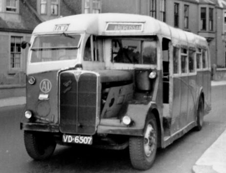 Tour Scotland: Old Photograph Buses To Ardrossan Scotland
