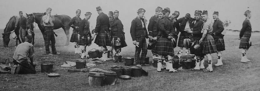 Tour Scotland: Old Photograph Gordon Highlanders Scotland