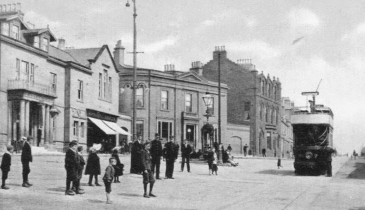 Tour Scotland: Old Photograph Tram Airdrie Scotland