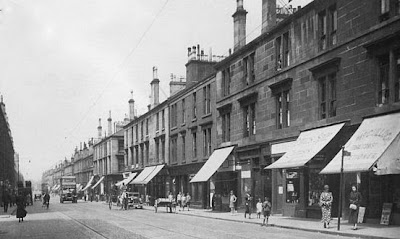Tour Scotland: Old Photograph Glasgow Road Clydebank Scotland