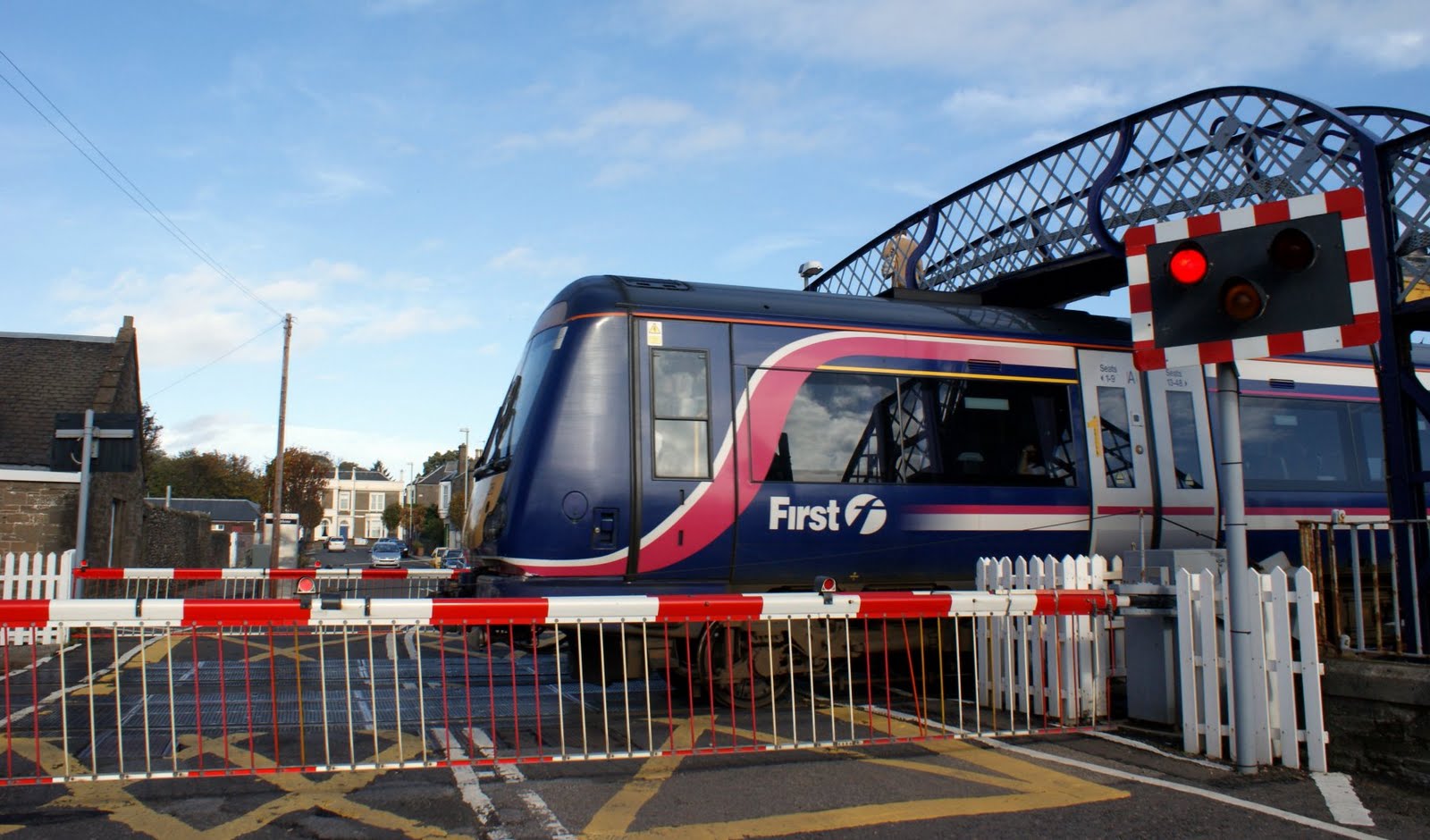 Tour Scotland: October 2nd Photograph Level Crossing Scotland