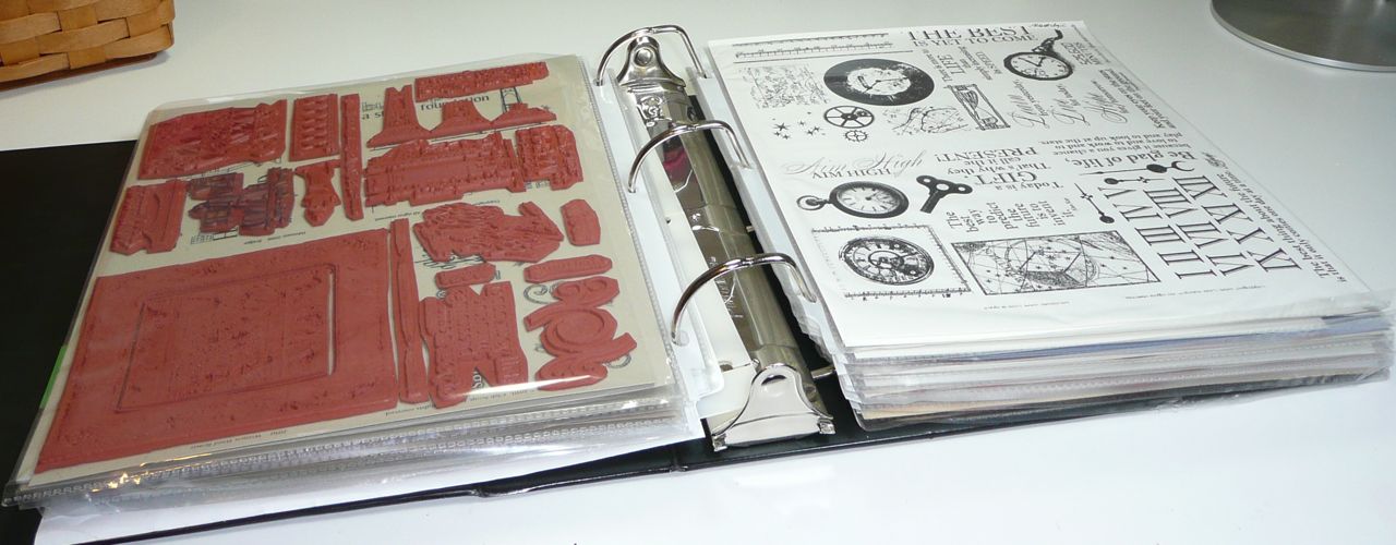 Lift Bridge Cards and Crafts: Organization tip #3: Rubber stamp storage