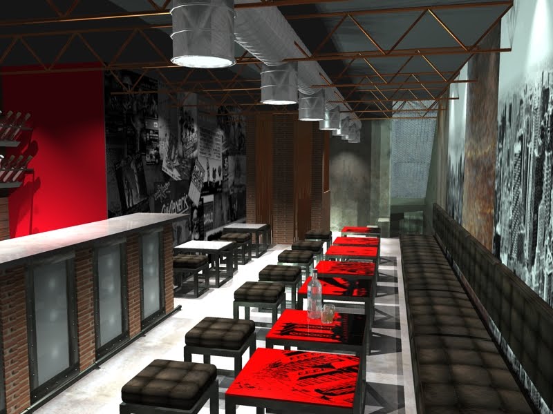 AP Diseño Interior: Propuesta Red Bar