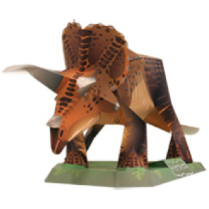 La Cueva del T-Rex: PAPERCRAFT. CREA TU PROPIO TRICERATOPS