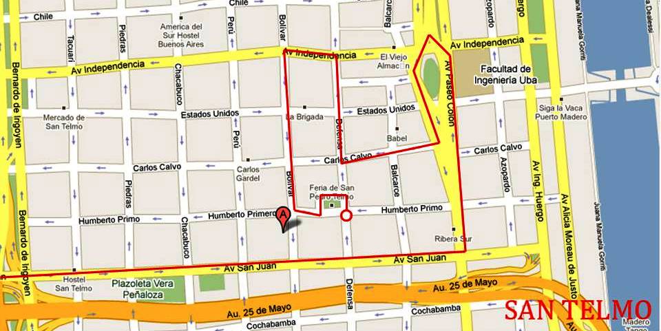 PEI DICIEMBRE 2009: Barrio San Telmo