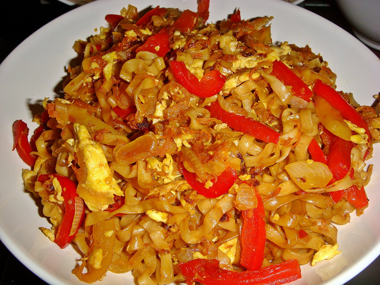 Rainny's Journal: Fried Mee Pok with Baked Potato Croquette