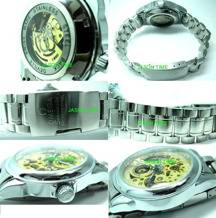 Mellisa Gurlz Watch Collection: Omega Fully See Thru Engine Automatic ...