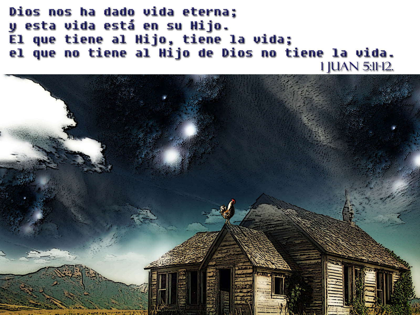 Papel Tapiz Cristianos 1 Juan 5 11 12 Dios Nos Ha Dado Vida Eterna 
