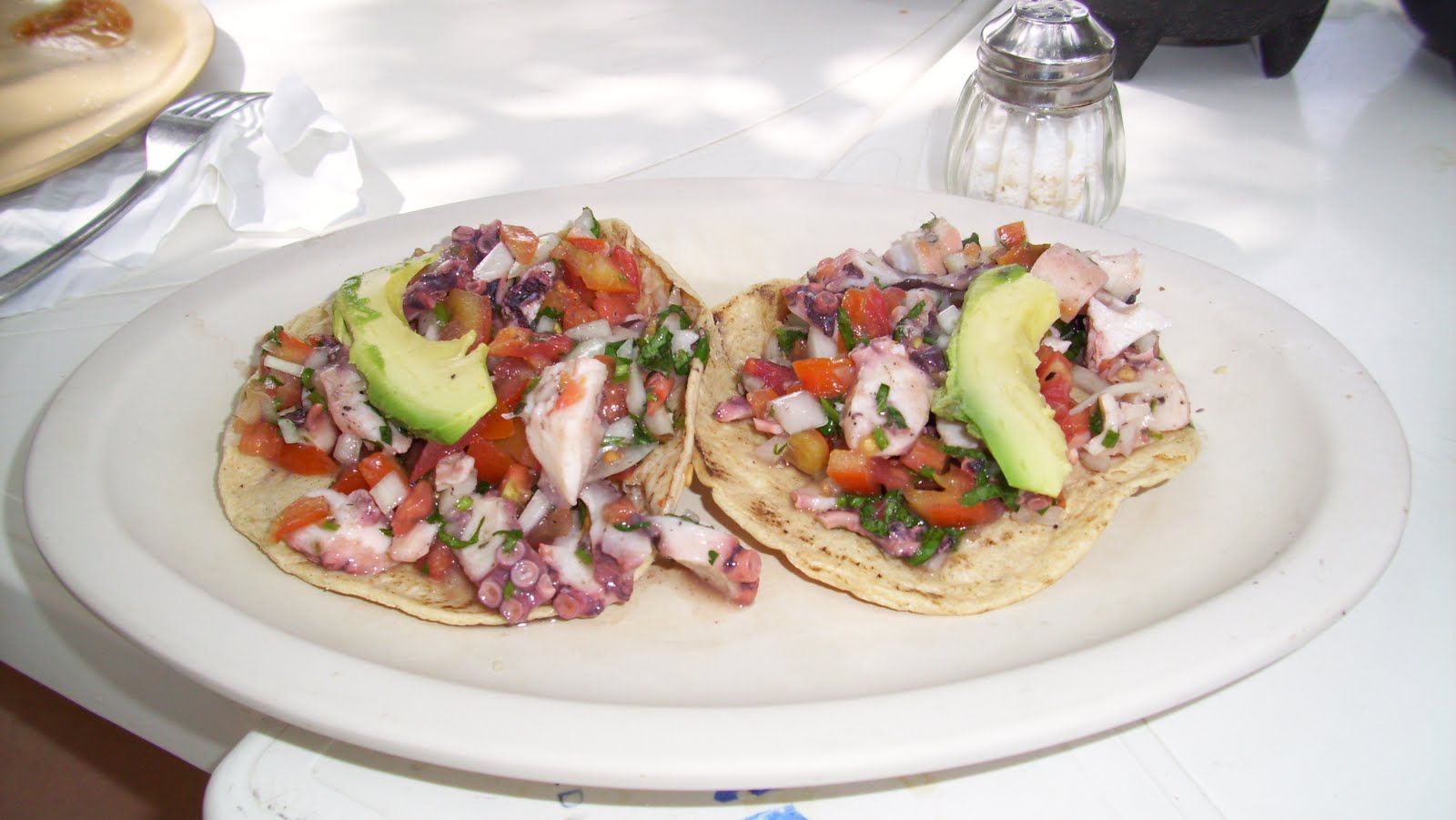 Fritos y Mixtos: Tostadas de Pulpo