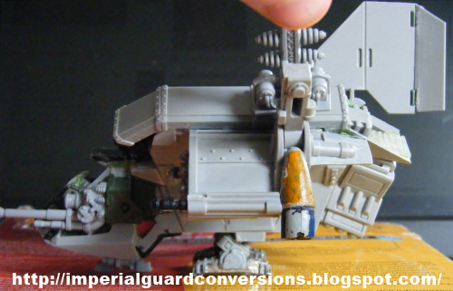 Imperial Guard Hobby: Light Attack Craft Erithacus - part 2