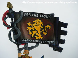 Imperial Guard Hobby: 97° Rgt. Lions, Praetorian Guard conversions
