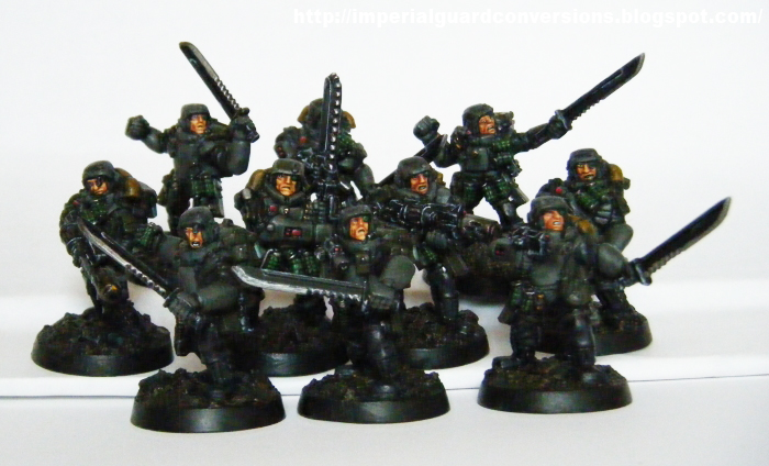 Imperial Guard Hobby: Stormtroopers conversion: old and new ones