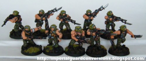 Imperial Guard Hobby: Catachan Platoons, Land Sharks
