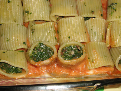 Primi: Pasta ripiena al forno