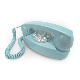 Crosley Phone: Crosley 1950's Princess Phone [Blue]