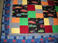 Rah Rah Quilts: Race Car Quilt
