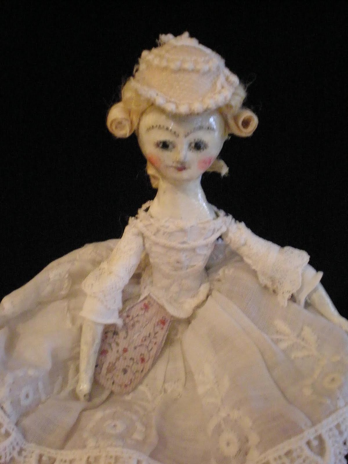 atticbabys: 5½" Queen Anne doll as Marie Antoinette ~~~~ "Let them eat ...