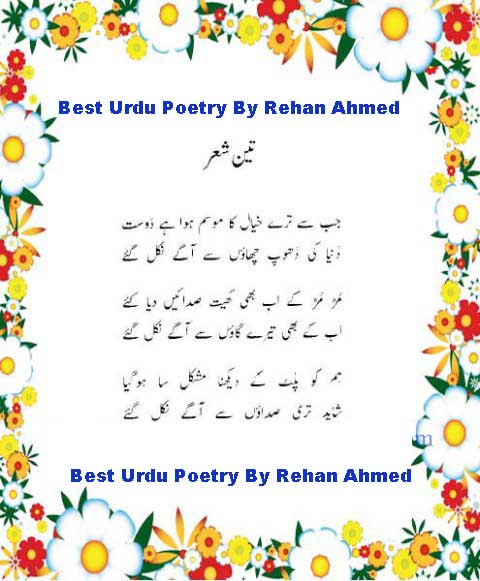 Sad poetry that makes you cry: ...::: Wasi Shah Ke Teen Shaire